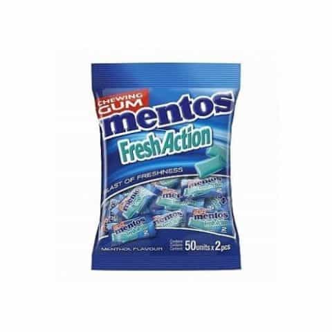 Mentos Fresh Action Blue 45X50's - Sweet Zone