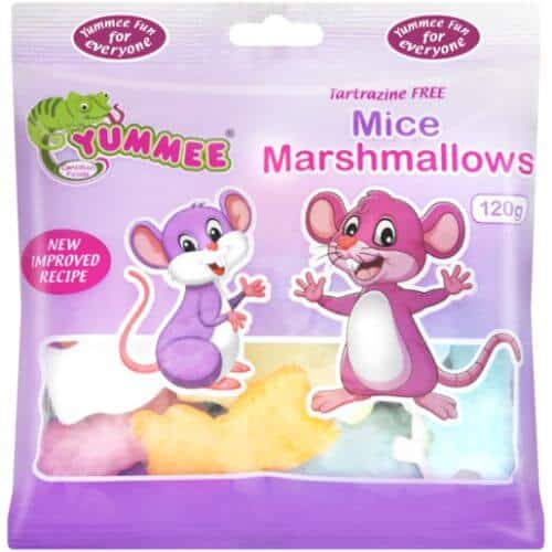 Yummee Marshmallow Mice Wrapped 20's - Sweet Zone