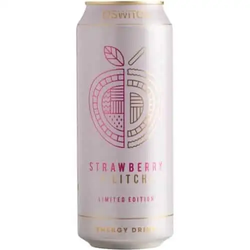 Switch Energy Drink Strawberry Litchi 6X500ml - Sweet Zone