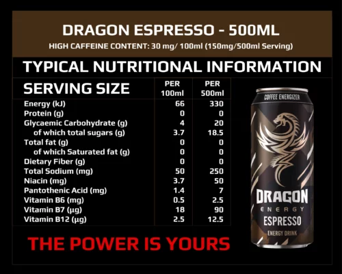 Shop Dragon Energy Drink Espres - SweetZone SA